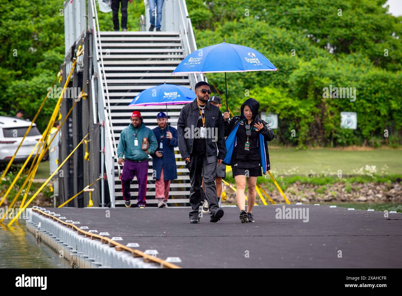 Navraj Singh Goraya (CAN) Rapper/singer BWT Alpine F1 Team guest ...