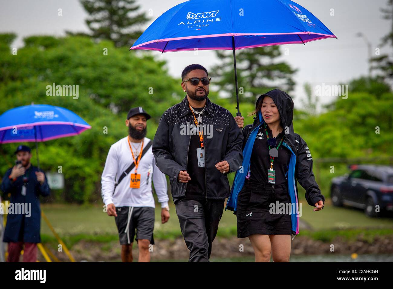 Navraj Singh Goraya (CAN) Rapper/singer BWT Alpine F1 Team guest ...