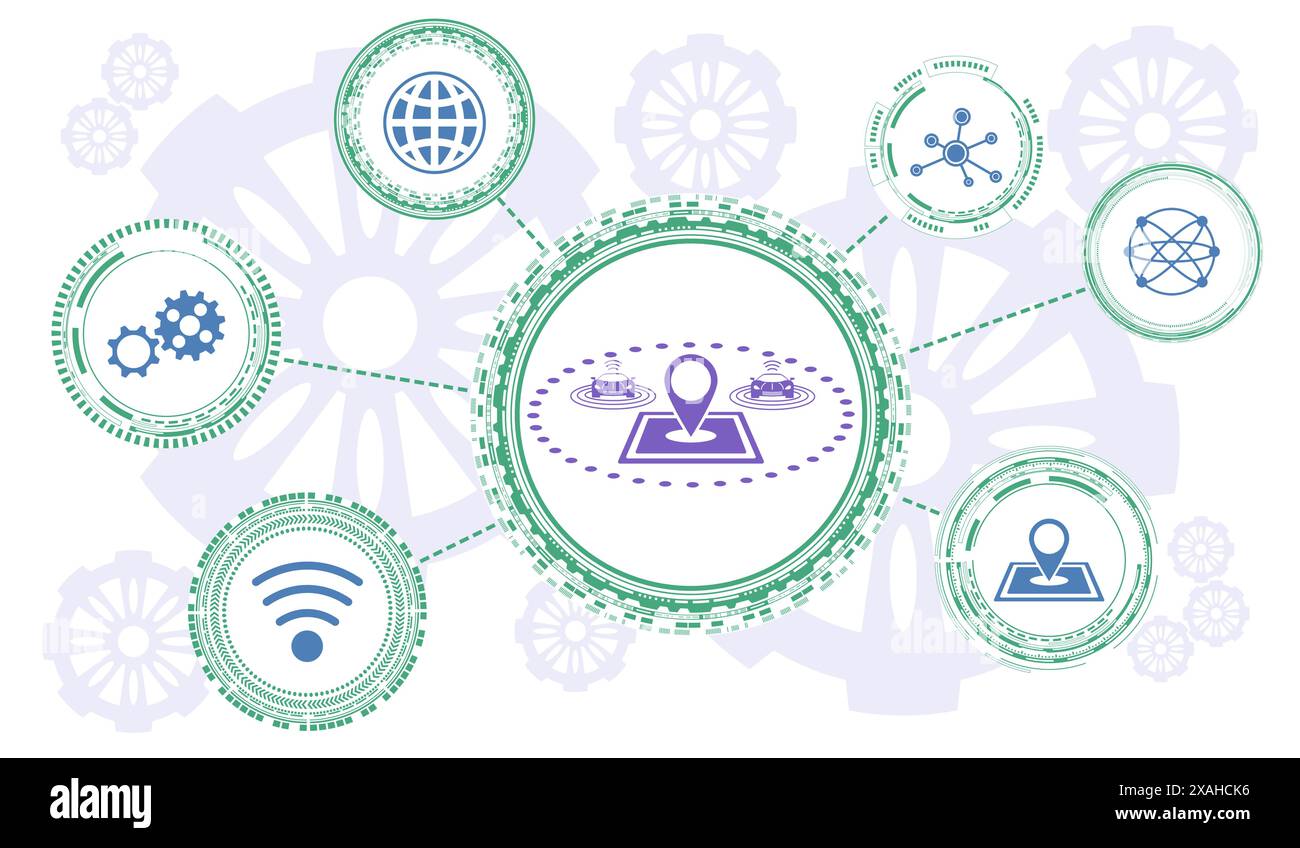 Ai artificial intelligence concept cogwheels hi-res stock photography ...