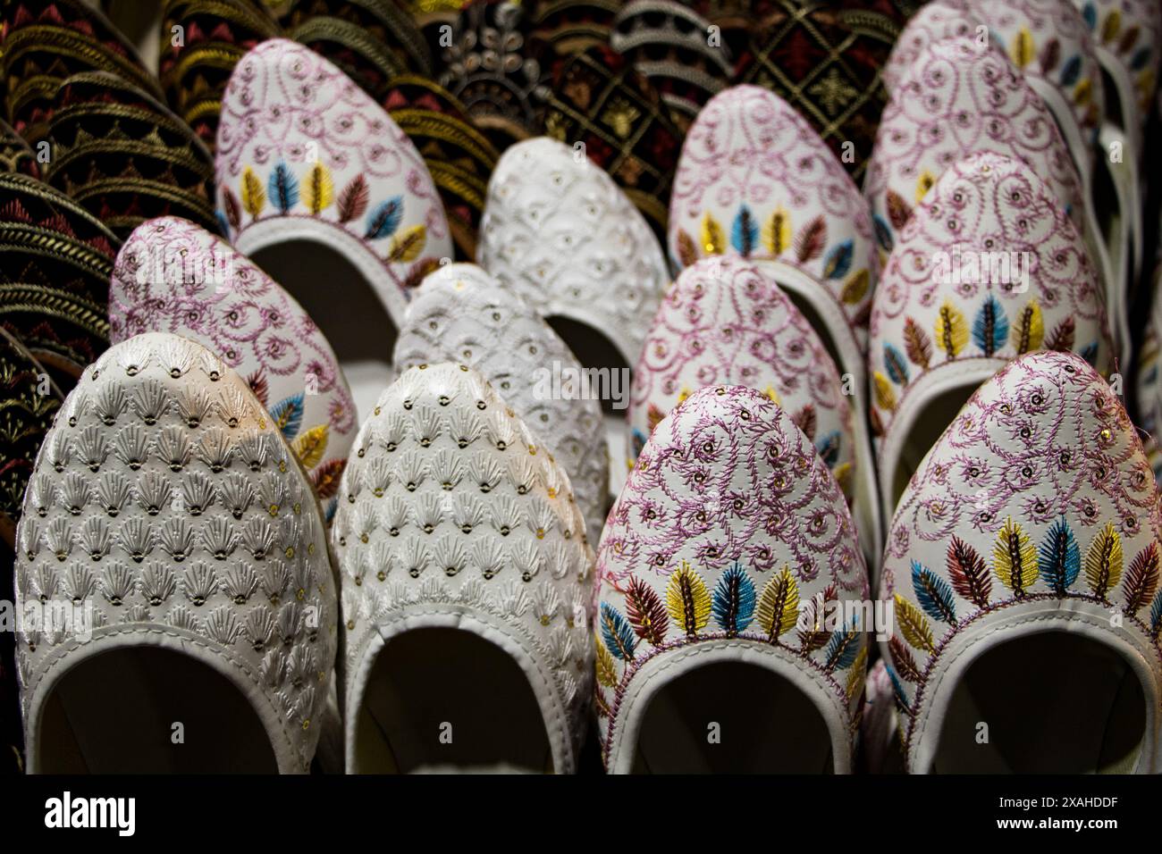 Jooti or Mojari are colorful footwear native to Jaipur. They are ...