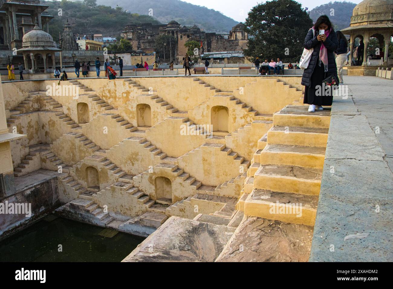 The stepwell "Panna Meena ka Kund" was built in medieval times to ...