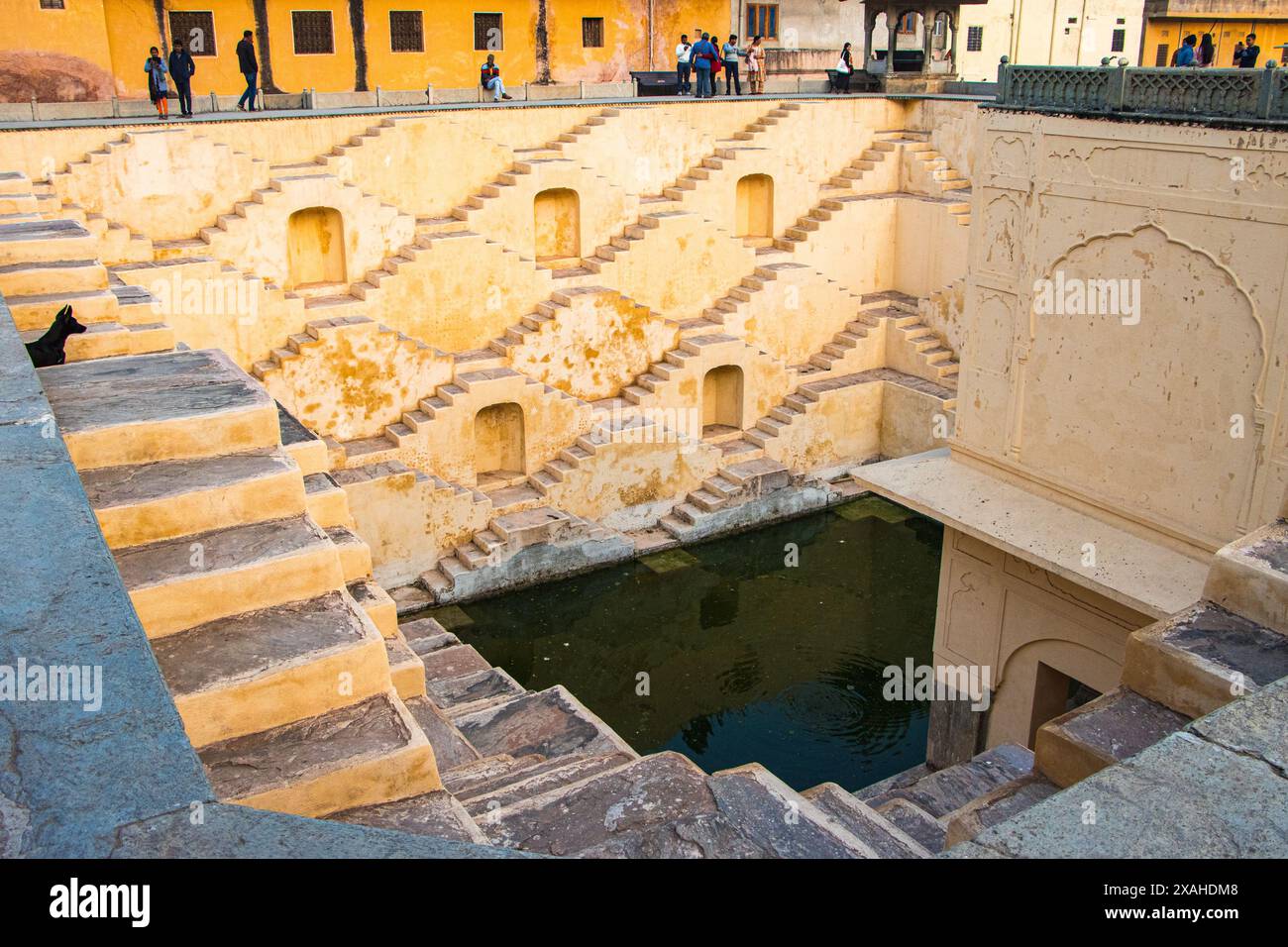 The stepwell "Panna Meena ka Kund" was built in medieval times to ...