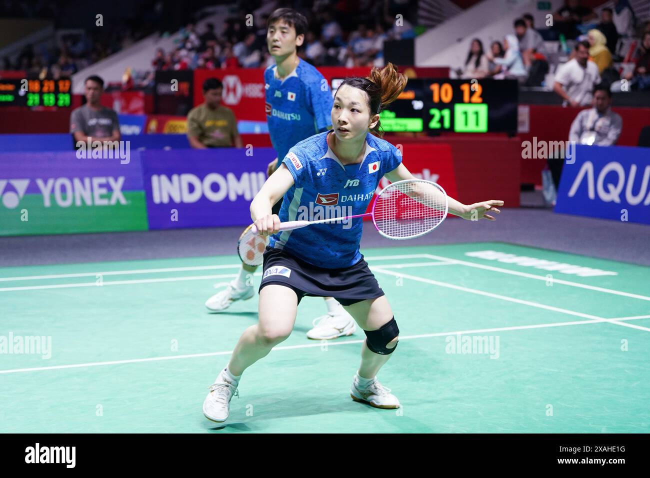 Jakarta, Indonesia. 6th June, 2024. Yuki Kaneko (JPN), Misaki Matsutomo (JPN) Badminton : KAPAL ...