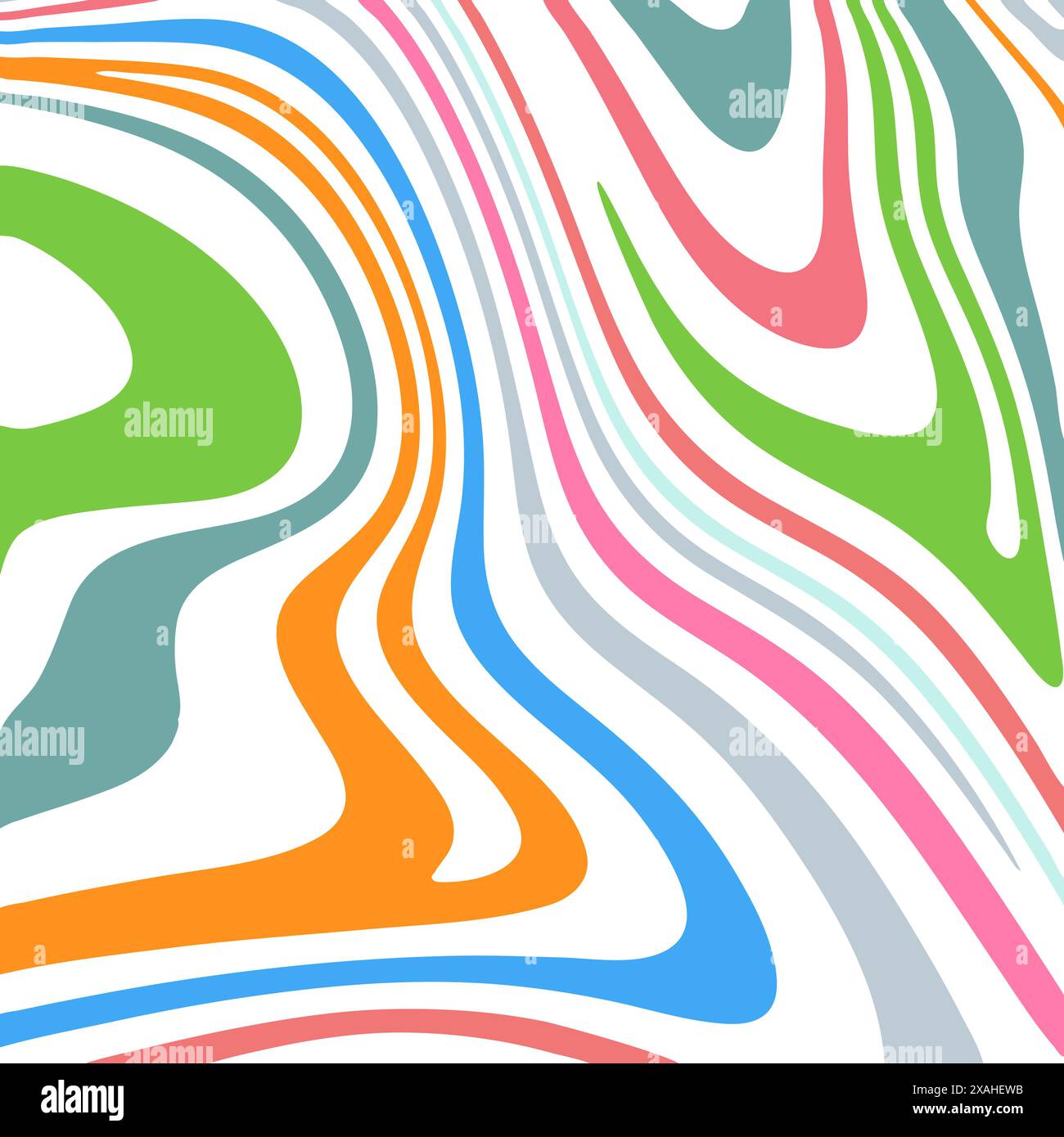 abstract background with a colourful warped line design Stock Vector ...