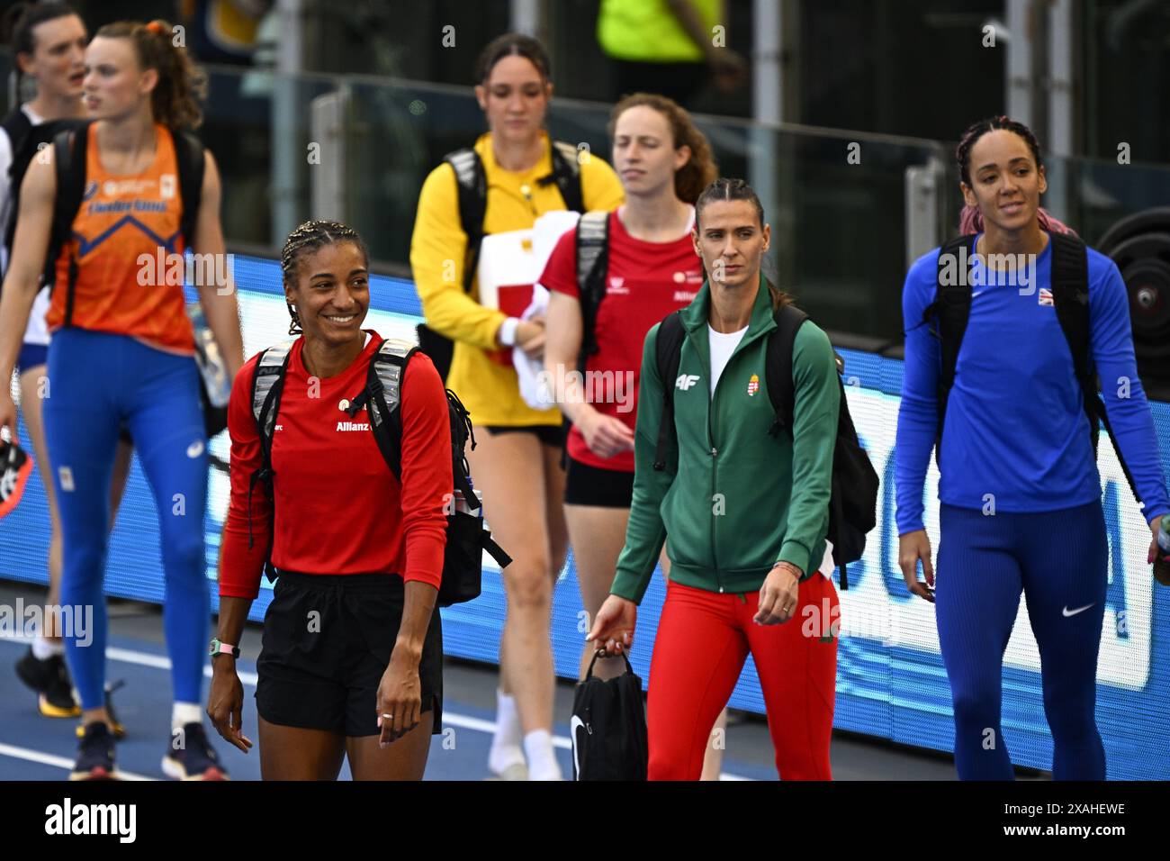 Rome, Italy. 07th June, 2024. Belgian Nafissatou Nafi Thiam, Belgian ...