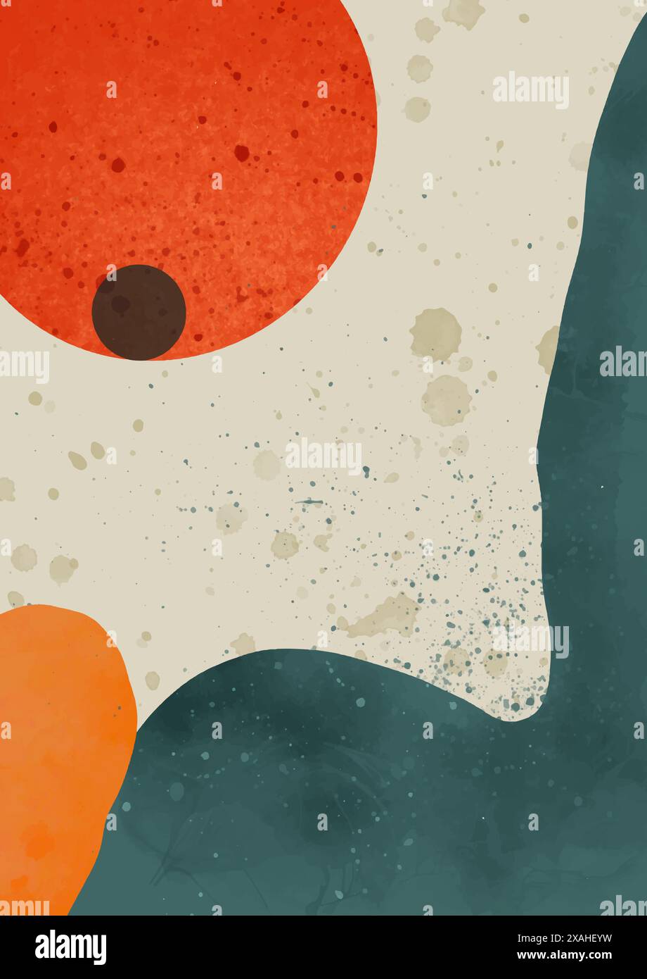 Retro modern art hi-res stock photography and images - Alamy