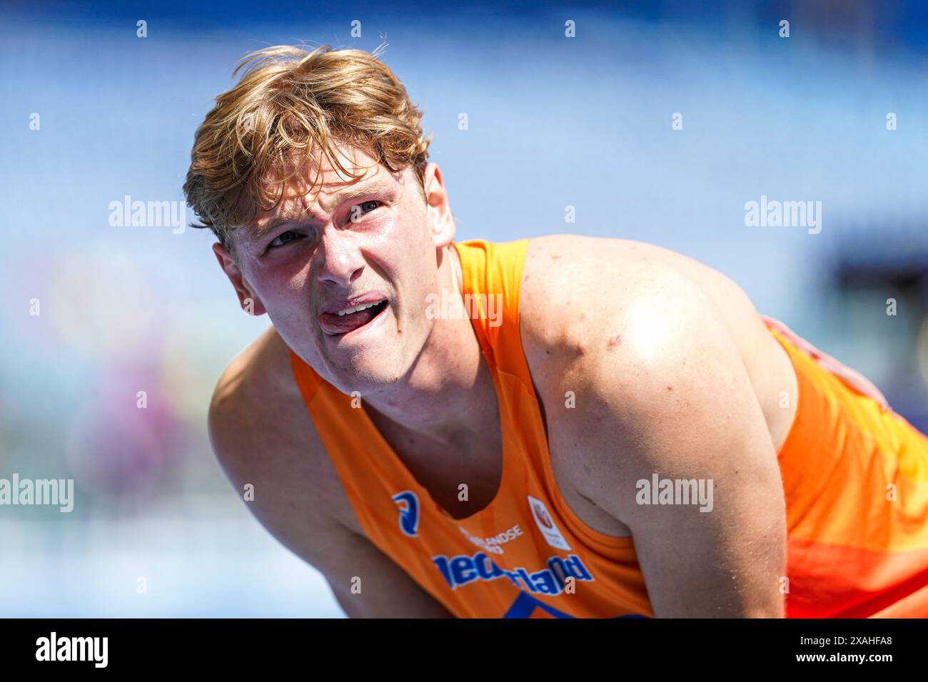 ROME, ITALY - JUNE 7: Timme Koster of Netherlands competes in the 110m ...