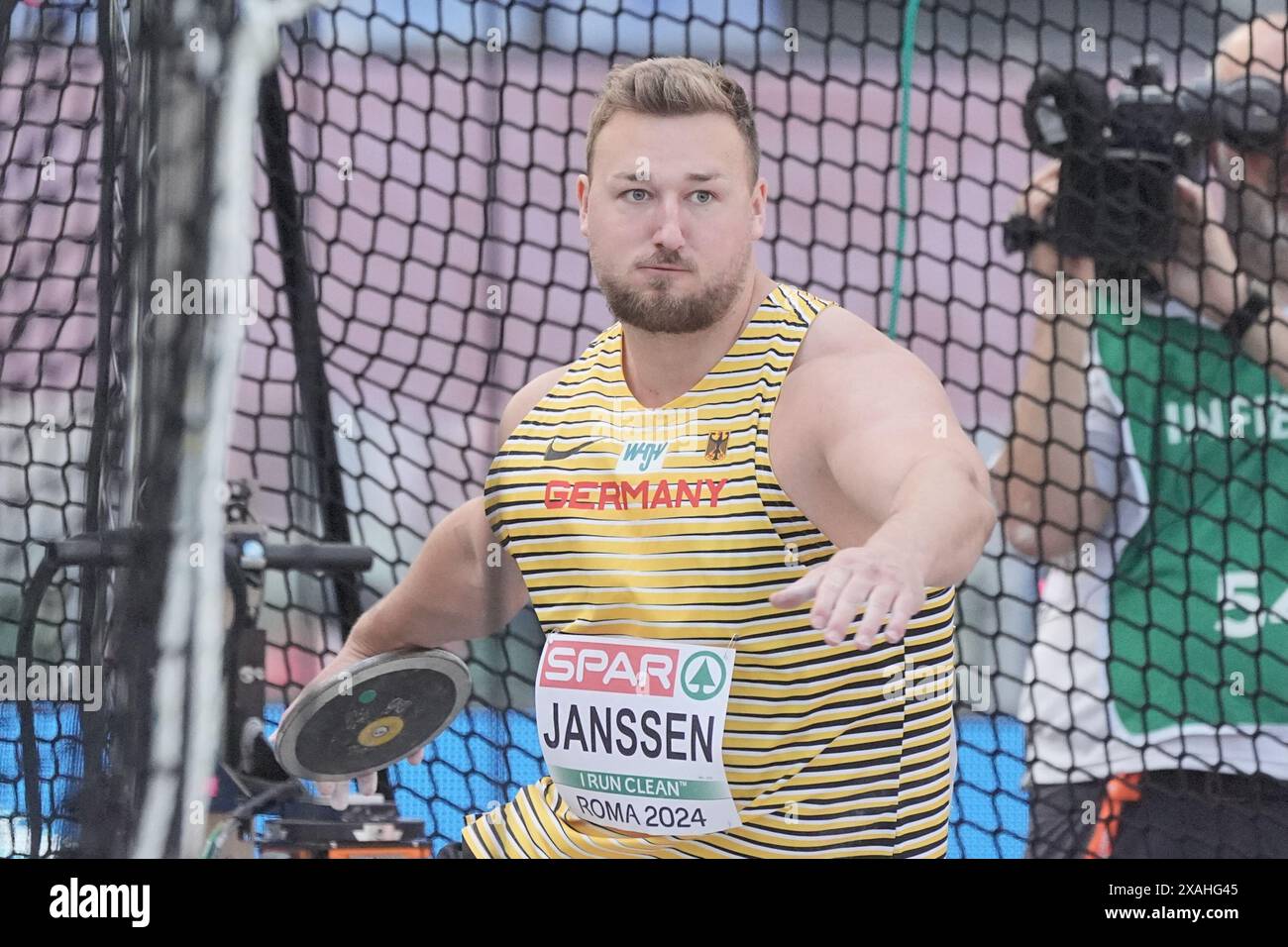 Rom, Italy. 07th June, 2024. Athletics: European Championships: Henrik ...