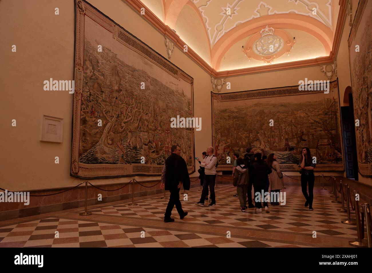 Tapestry replicas hi-res stock photography and images - Alamy