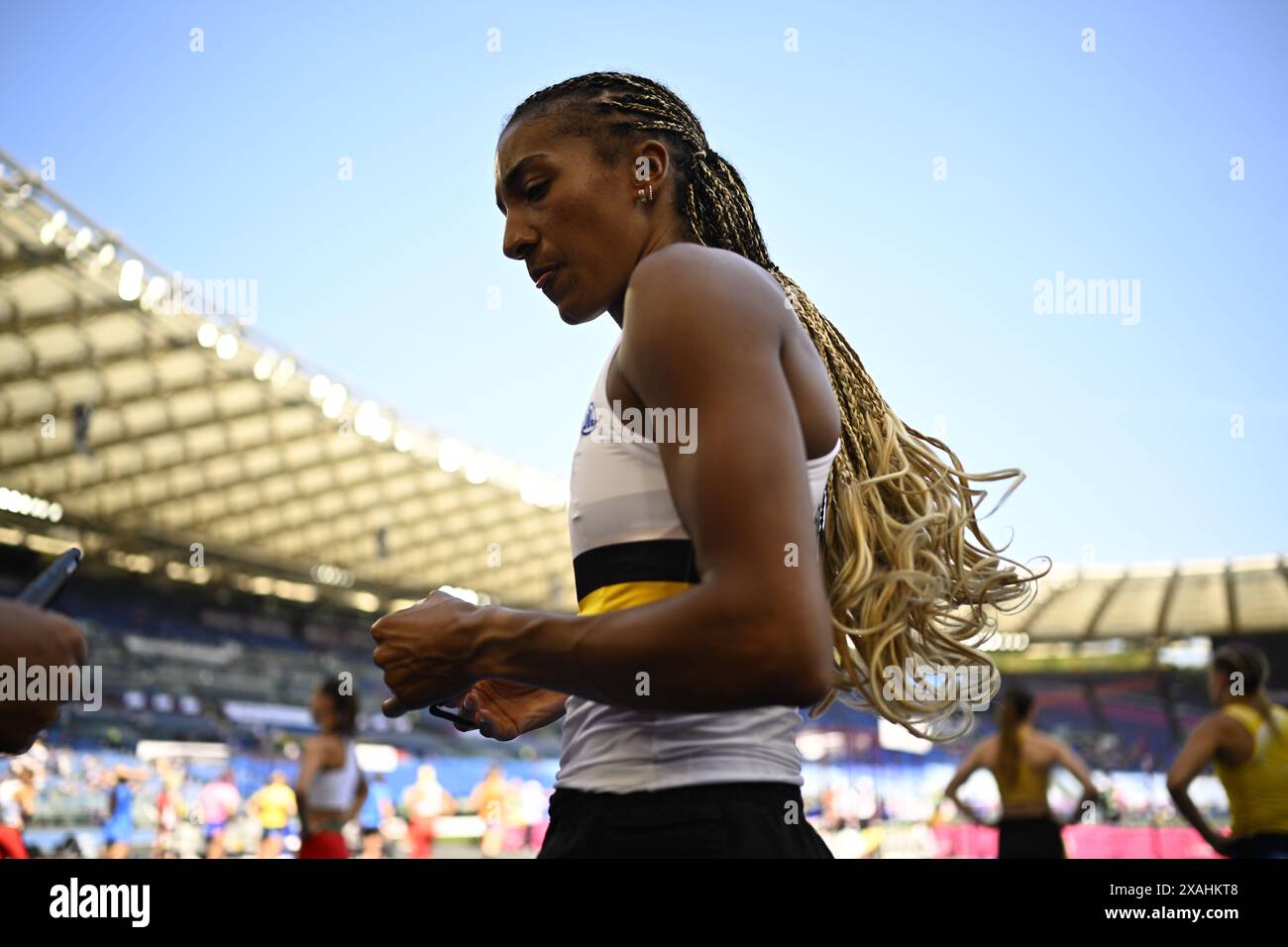 Rome, Italy. 07th June, 2024. Belgian Noor Vidts and Belgian Nafissatou ...
