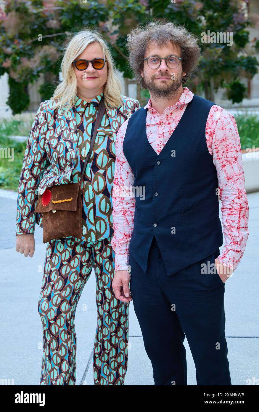 on June 5, 2024, in Vienna, Austria. , . Veronika FRANZ, Severin FIALA ...