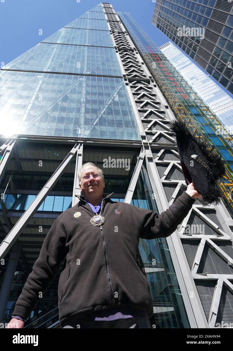 Lord Mayor of the City of London Professor Michael Mainelli before he ...