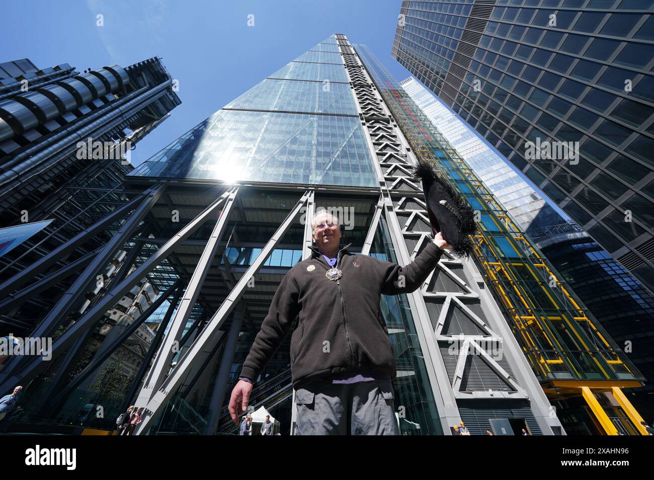 Lord Mayor of the City of London Professor Michael Mainelli before he ...
