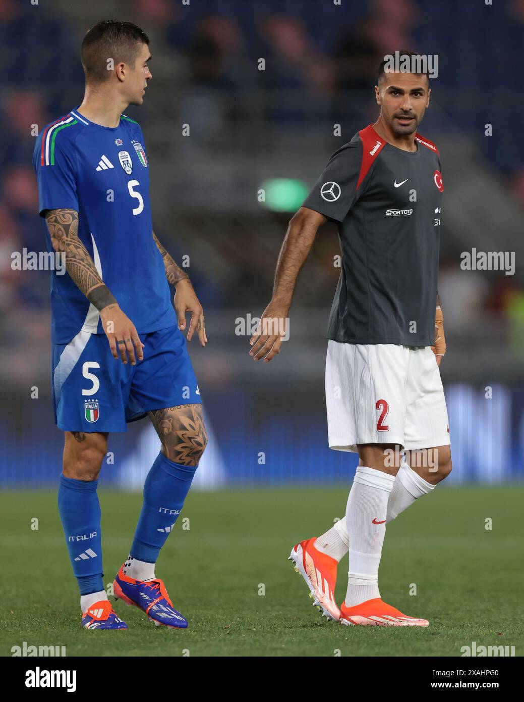 Bologna, Italy. 4th June, 2024. Gianluca Mancini of Italy and AS Roma ...
