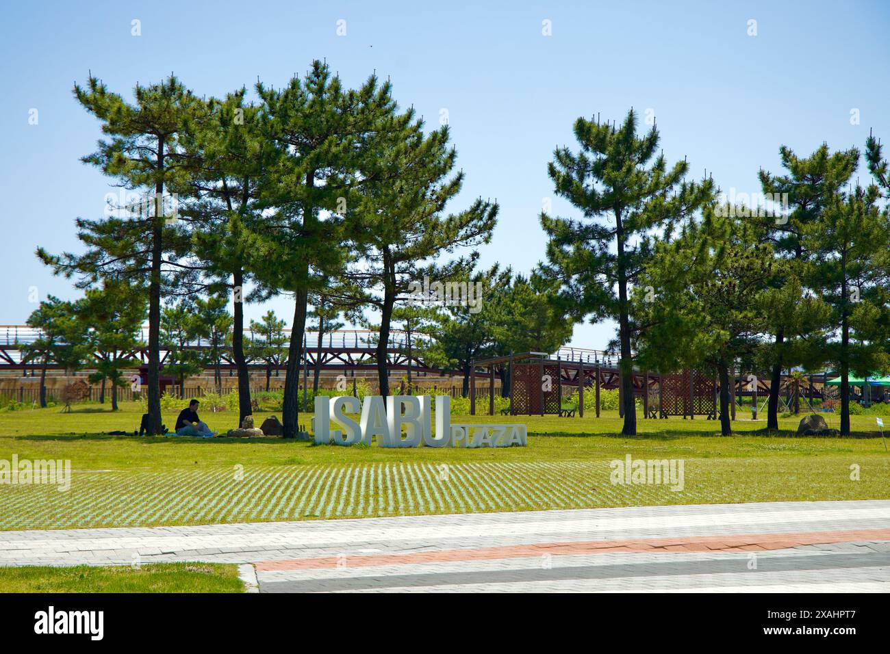 Samcheok City, South Korea - May 18th, 2024: A view of Isabu Plaza with ...