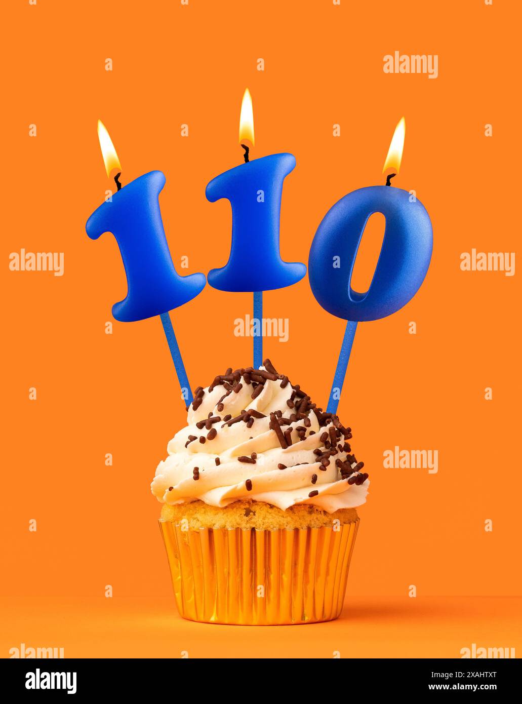 Birthday candle number 110 hi-res stock photography and images - Alamy