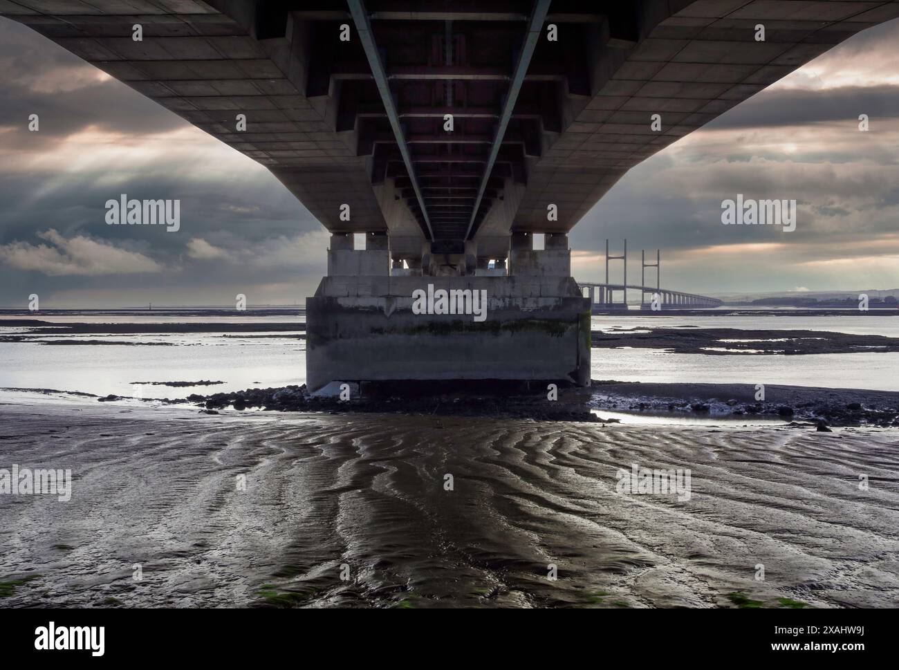 The Prince of Wales Bridge also known as the Second Severn Crossing is ...