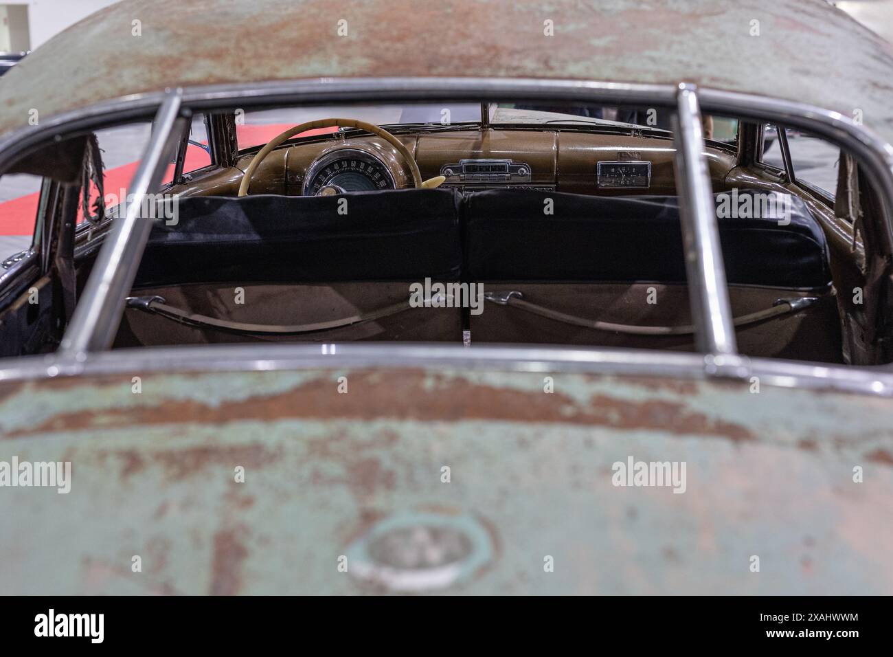Rusty Cadillac Fastback Coupe 61 series Sedanette Produced in 1948 ...