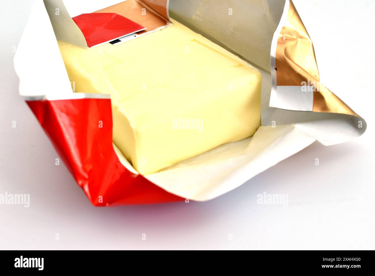 Dairy natural yellow butter hi-res stock photography and images - Alamy