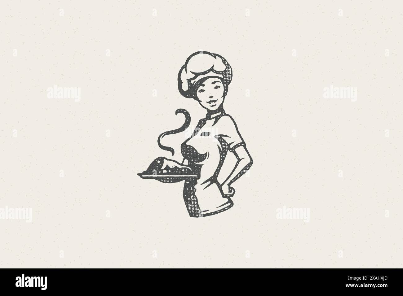 Female Chef Silhouette