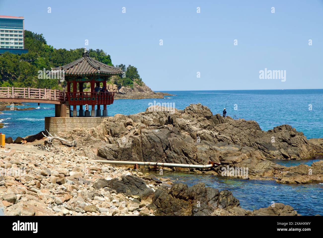 Samcheok City, South Korea - May 18th, 2024: A traditional pavilion ...