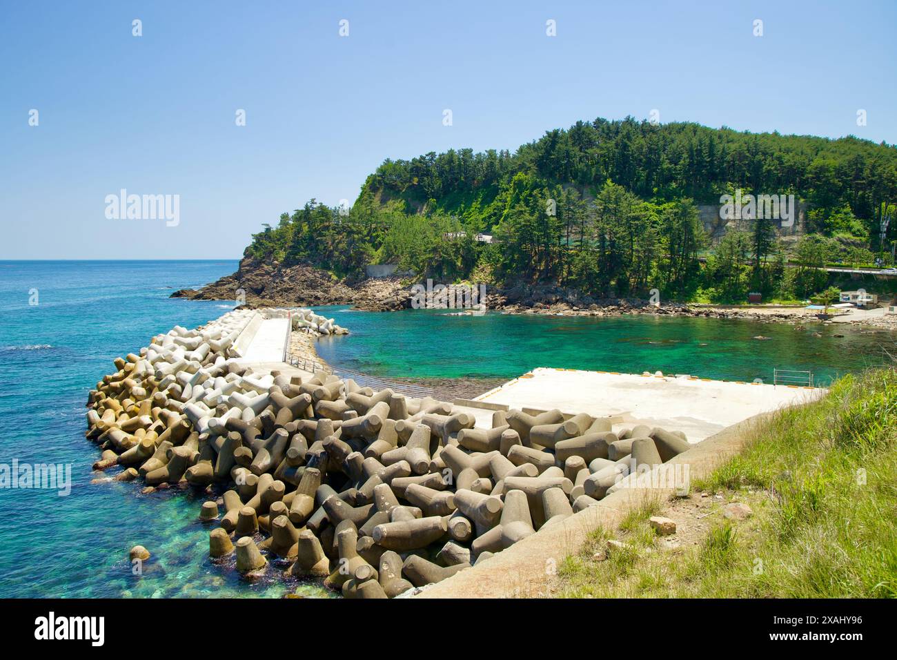 Samcheok City, South Korea - May 18th, 2024: The stunning turquoise ...