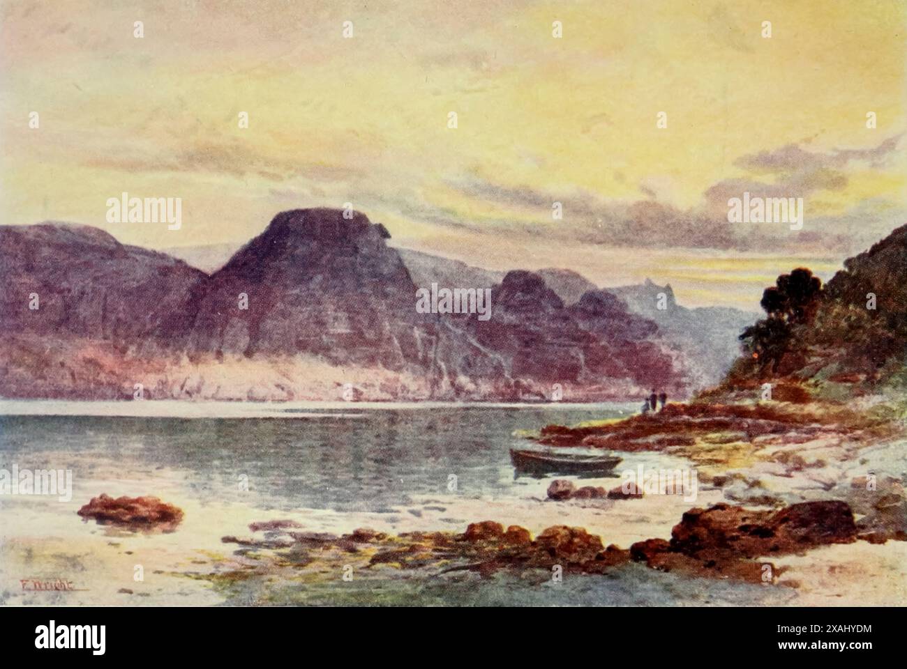 Okahumoko Bay, Whangaroa from the set ' New Zealand ' painted by Frank ...