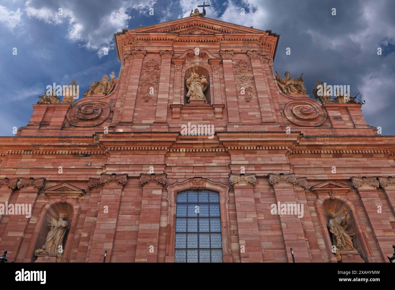 Facade of the Jesuit Church built from 1712 to 1759 in the Baroque style, Richard Hauser Platz ...