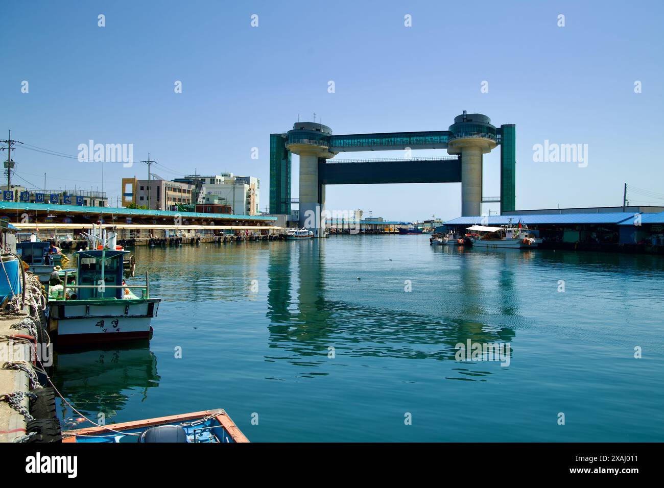 Samcheok City, South Korea - May 18, 2024: The Tsunami Safety Tower ...