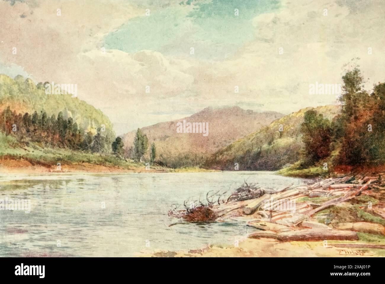 Below the Junction of the Buller and Inangahua Rivers from the set ...