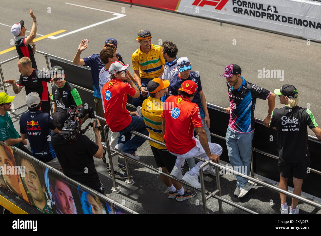Circuit de Monaco, Monte-carlo, Monaco. 26.May.2024; Drivers parade ...