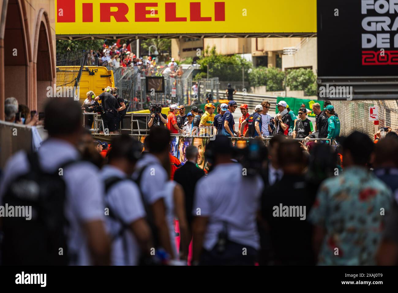 Circuit de Monaco, Monte-carlo, Monaco. 26.May.2024; Drivers parade ...