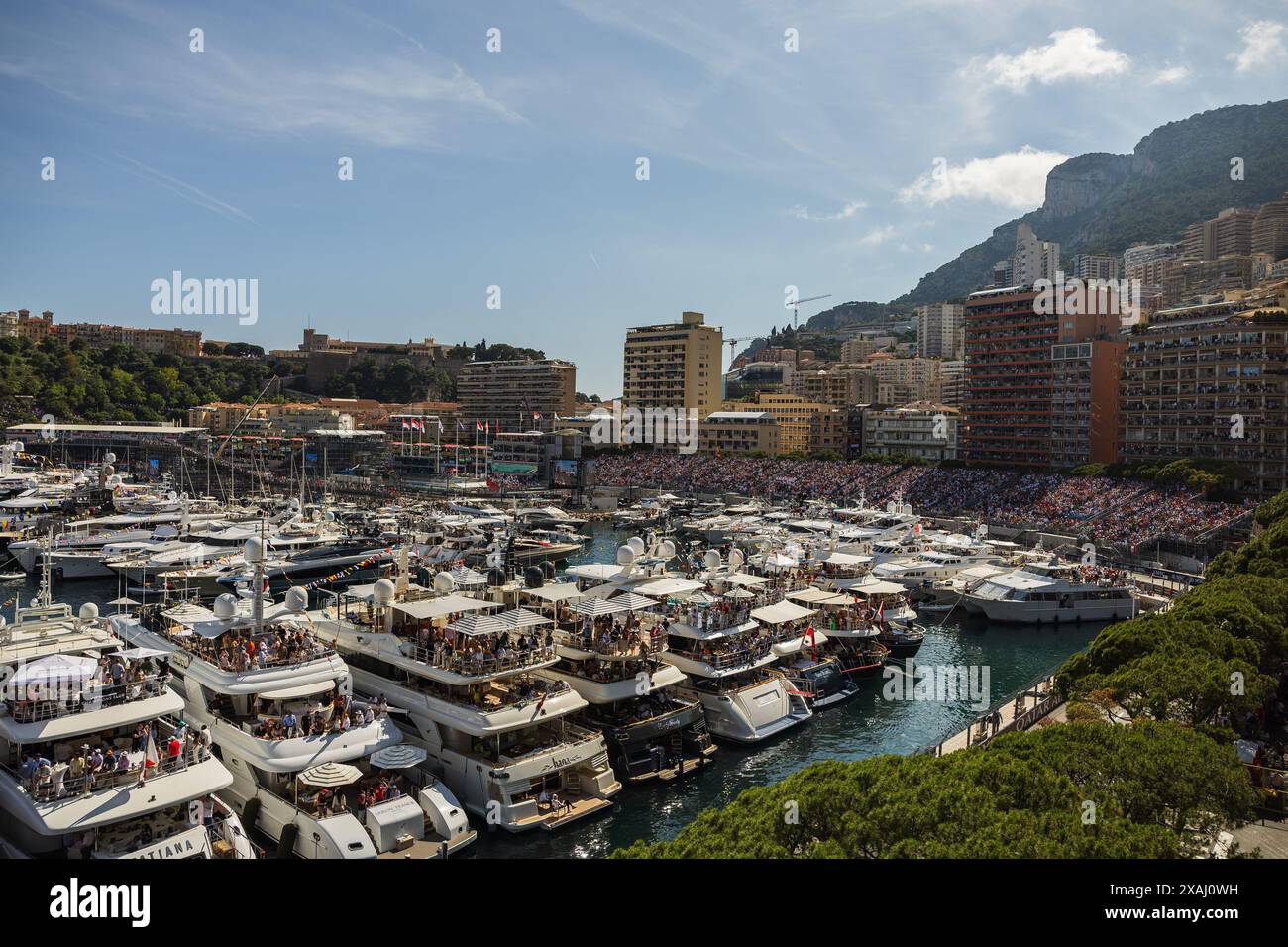 Circuit de Monaco, Monte-carlo, Monaco. 26.May.2024; View of Monaco ...