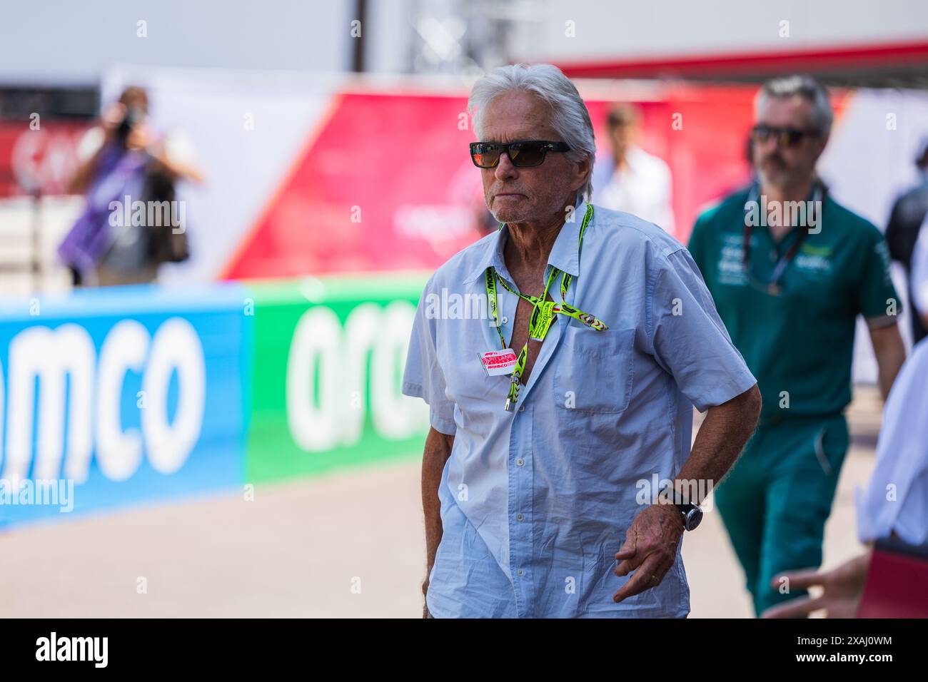 Circuit de Monaco, Monte-carlo, Monaco. 26.May.2024; Michael Douglas ...