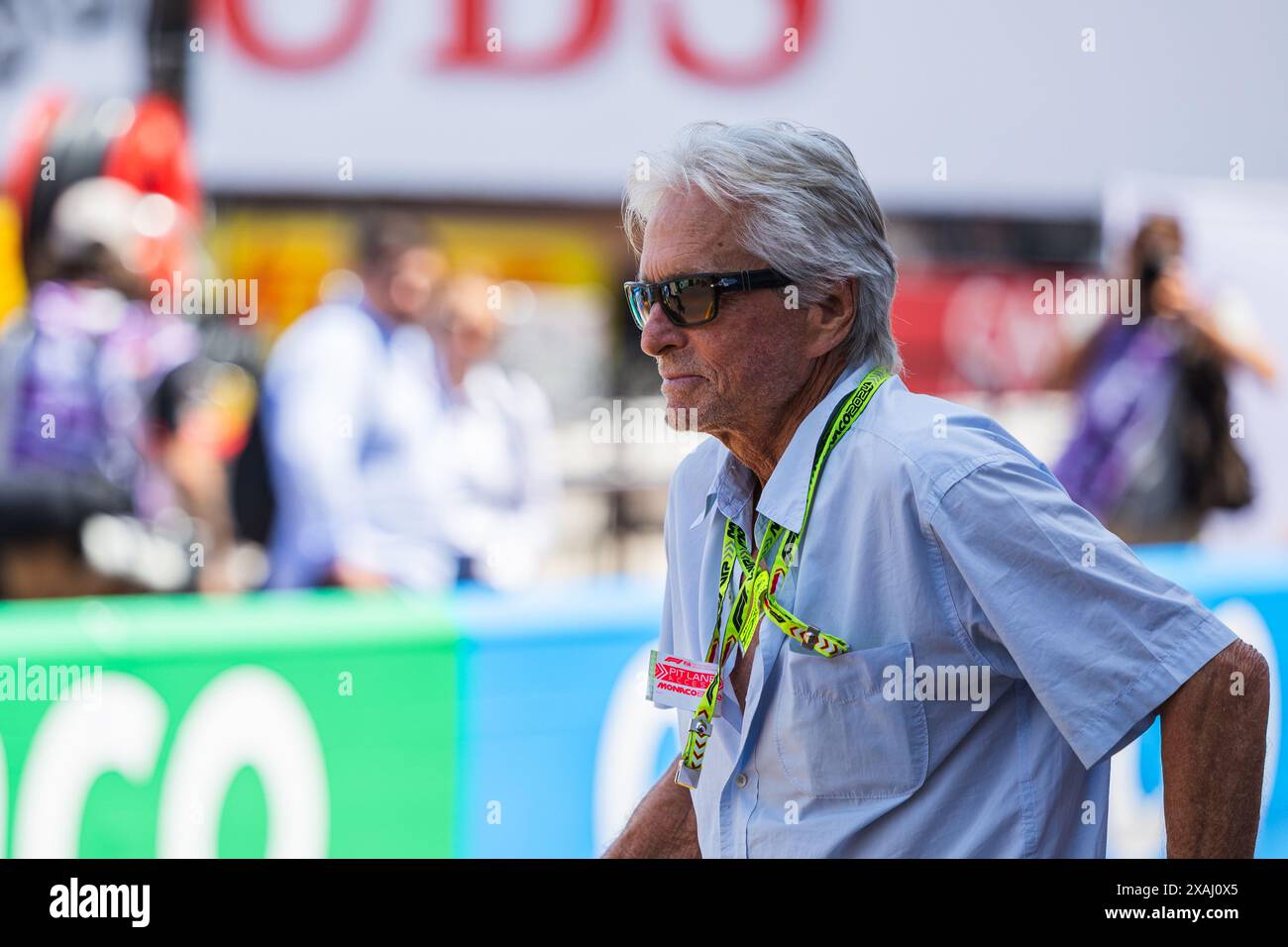 Circuit de Monaco, Monte-carlo, Monaco. 26.May.2024; Michael Douglas ...