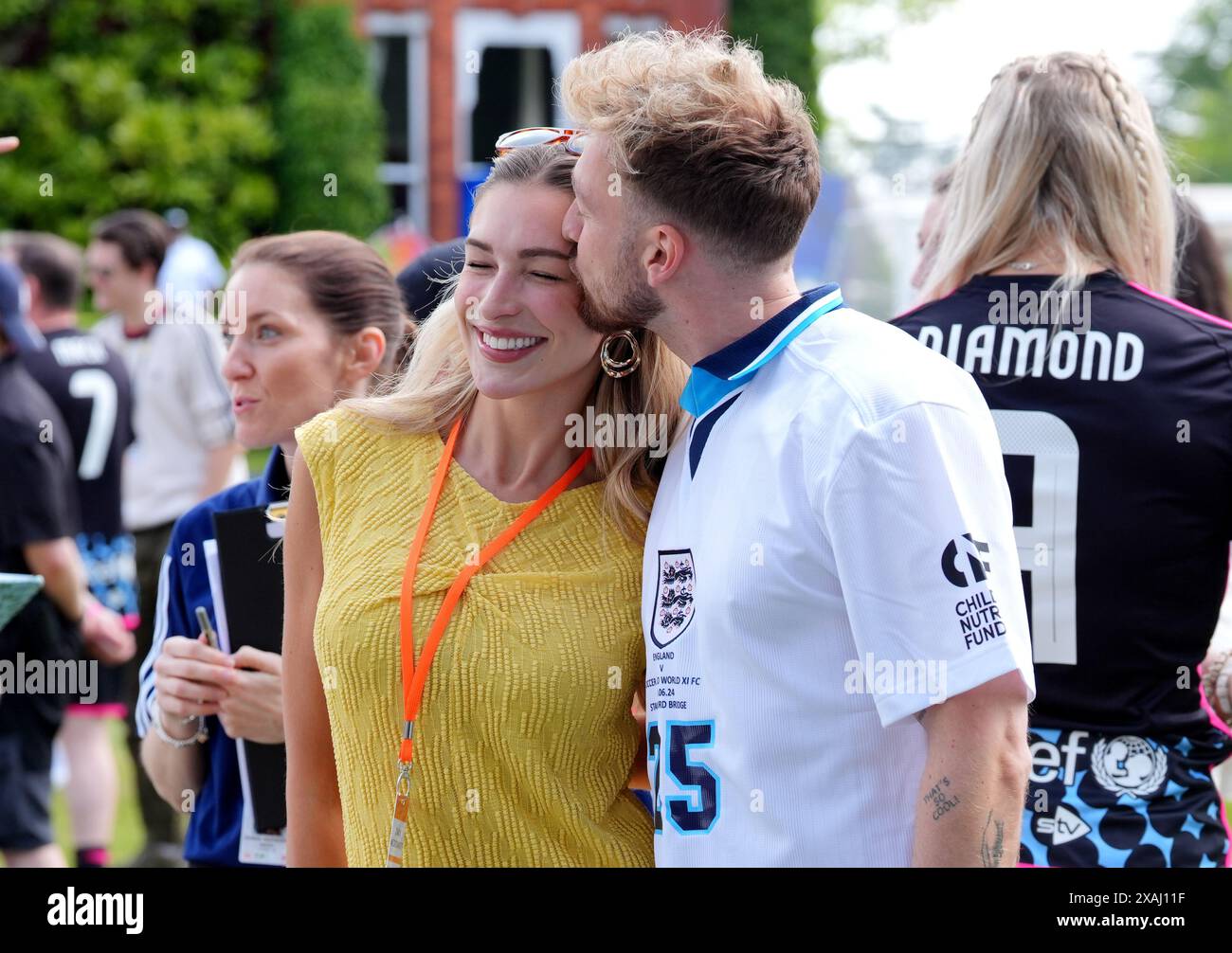 Sam Thompson and girlfriend Zara McDermott during a training session at ...
