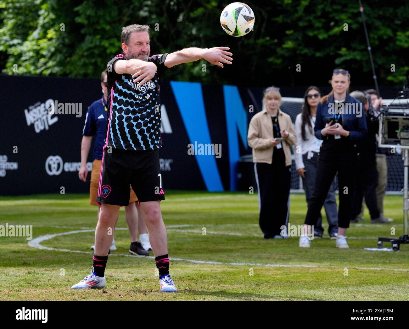 Lee Mack during a training session at Champneys Tring ahead of the ...