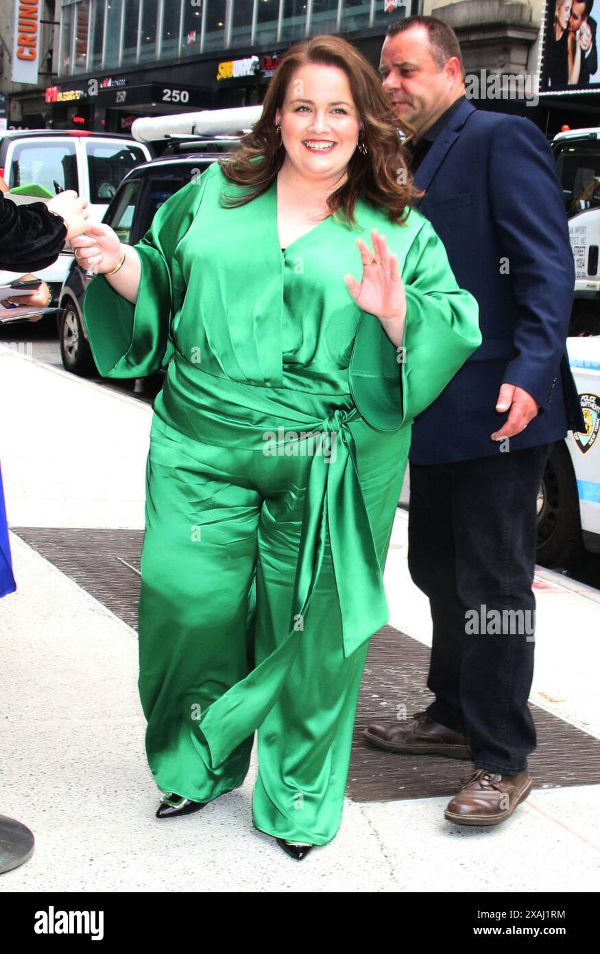 New York, NY, USA. 6th June, 2024. Jessica Gunning seen arriving at he ...