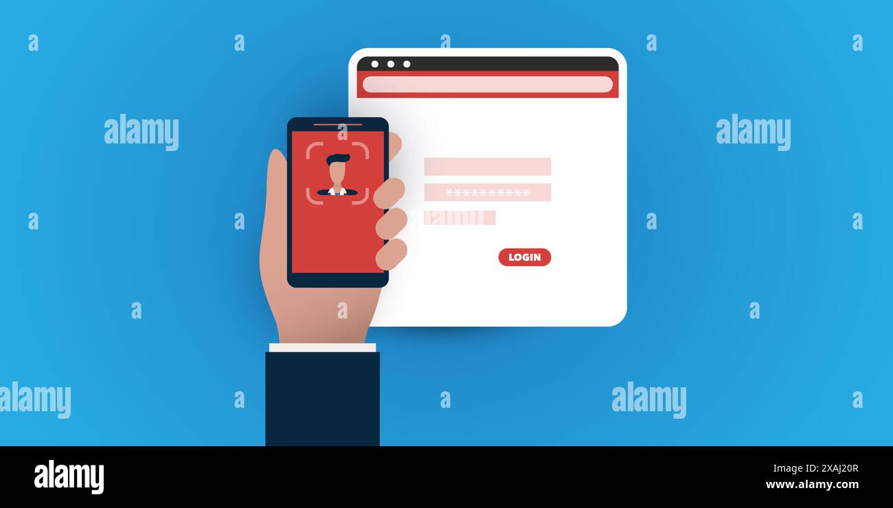 Face Recognition Concept Design - User Authentication by Face for a Website or an Online Service ...