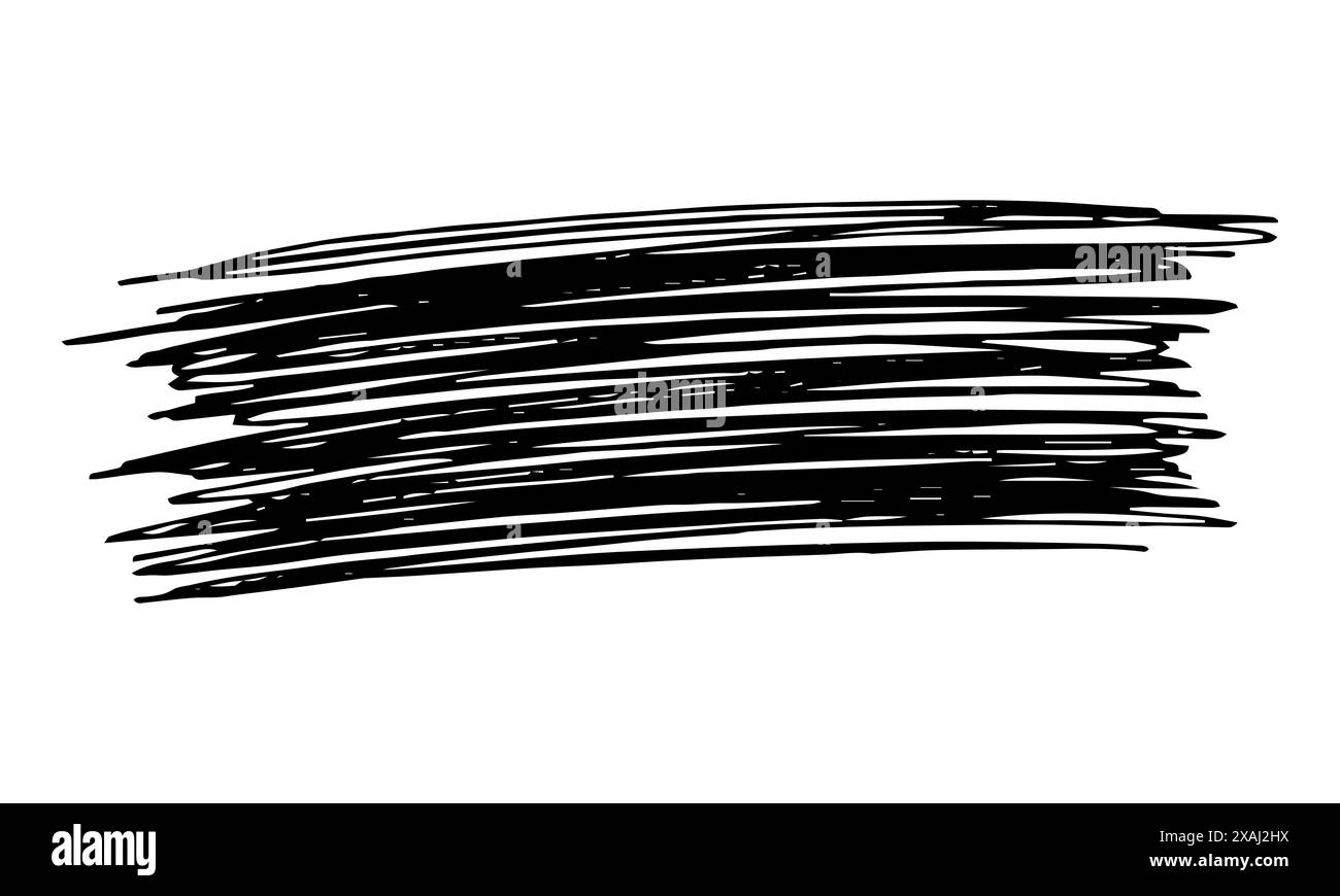 Sketch Scribble Smear. Hand drawn Pencil Scribble Stains. Distressed ...