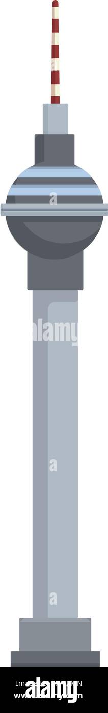This minimalist illustration features the iconic berlin tv tower, a ...