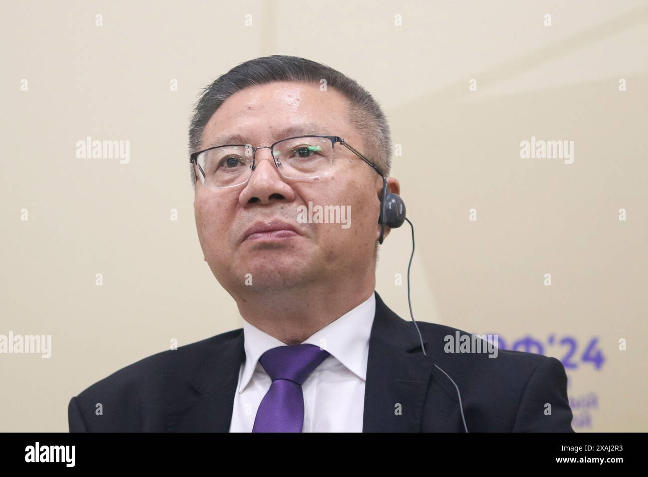 Saint Petersburg, Russia. 06th June, 2024. Zhang Weiwei, Professor ...