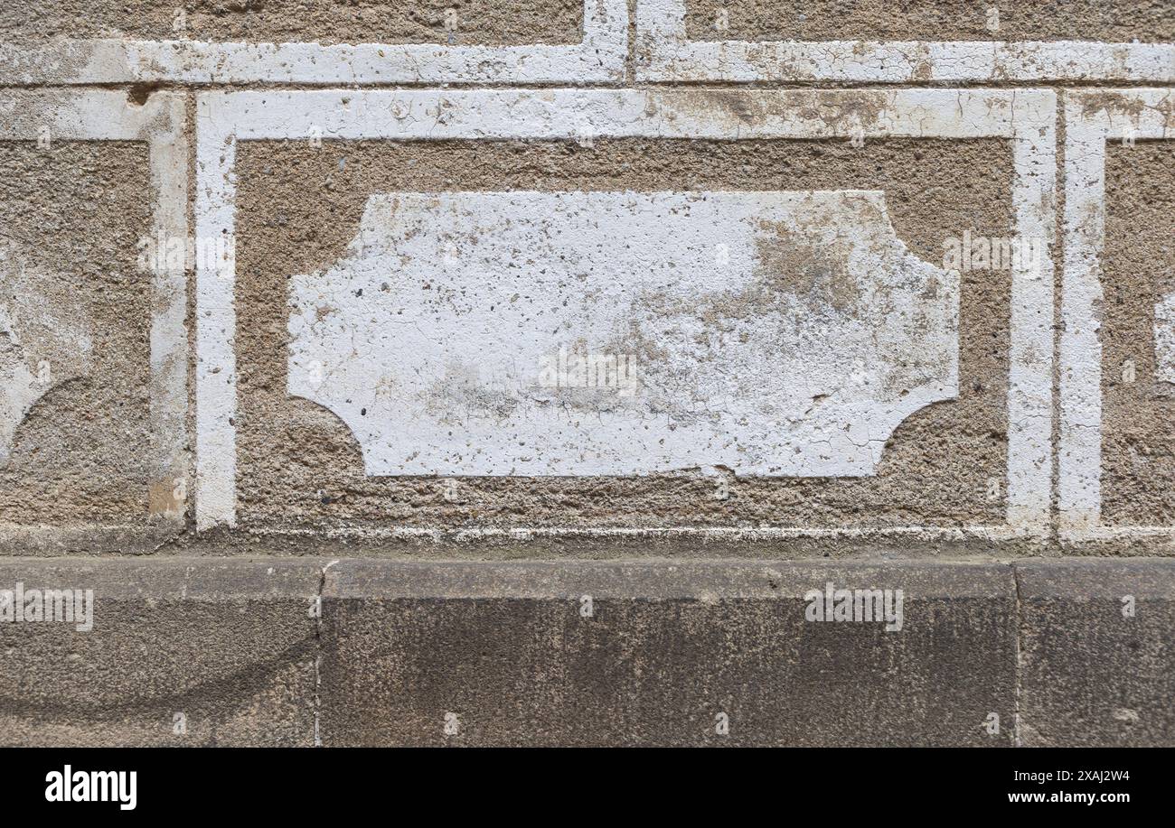 close-up flat photography of an old stone wall texture with white ...