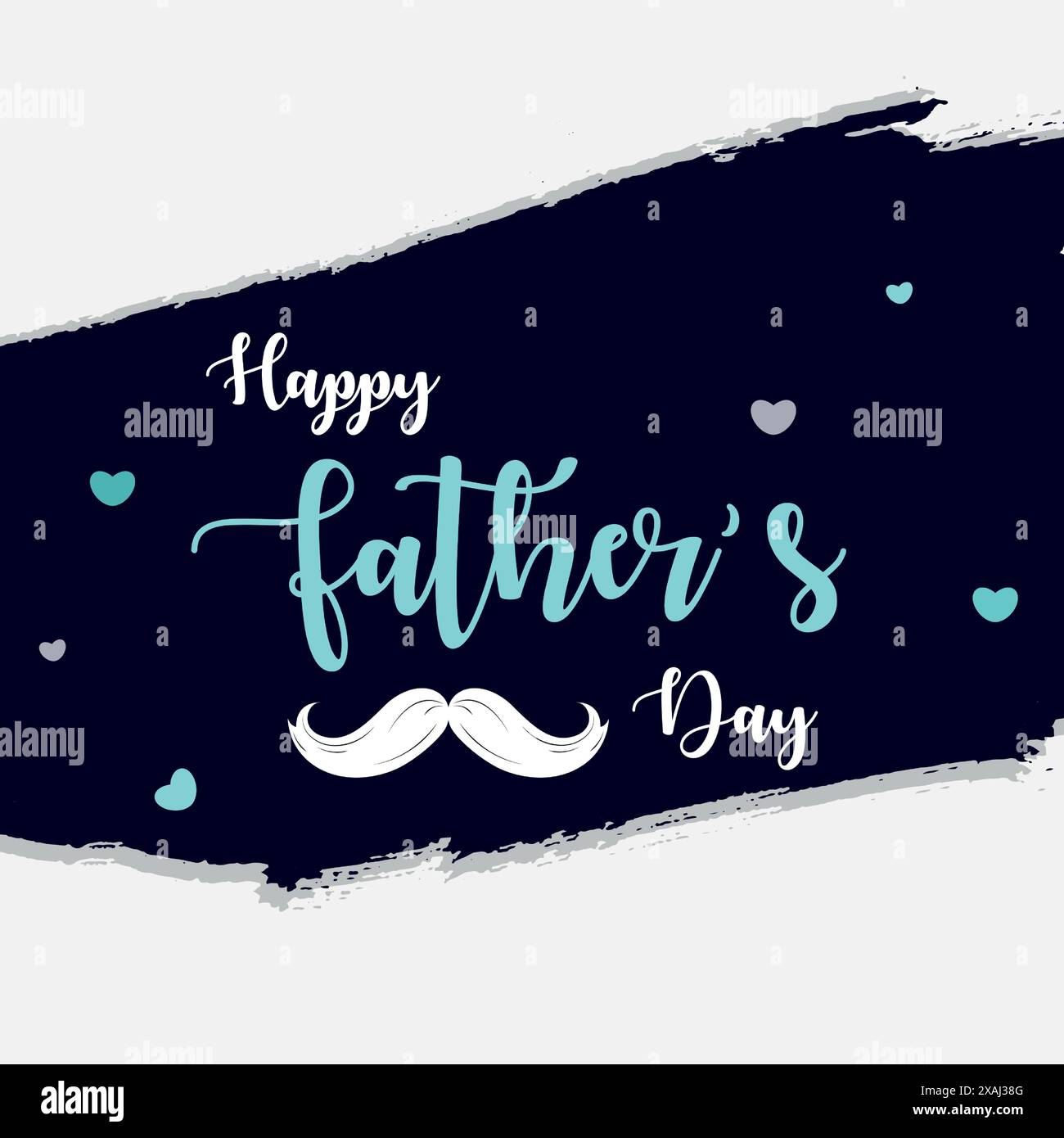 Happy father's day post banner square flyer design template. Vector ...