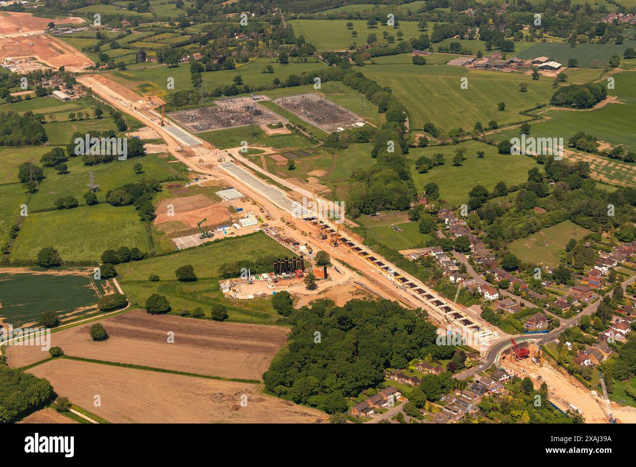 Hs2 construction tunnel hi-res stock photography and images - Alamy
