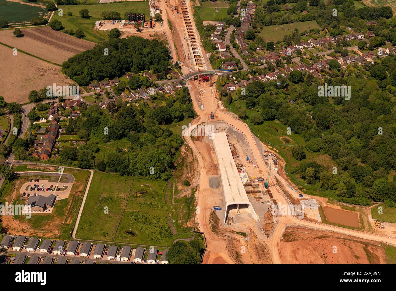 Hs2 construction tunnel hi-res stock photography and images - Alamy