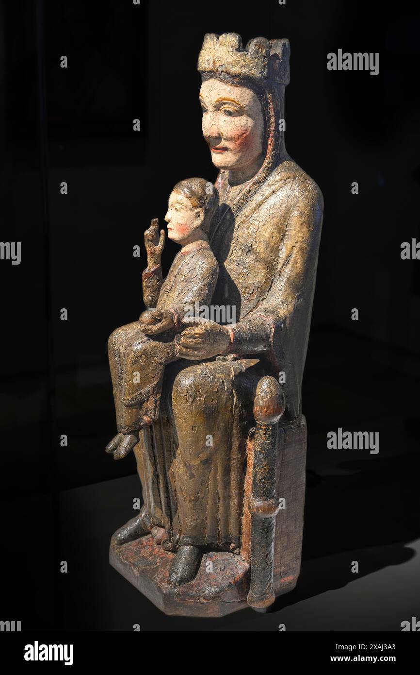 The Virgen de Gosol (The Virgin from Gosol), second half of the 12th ...