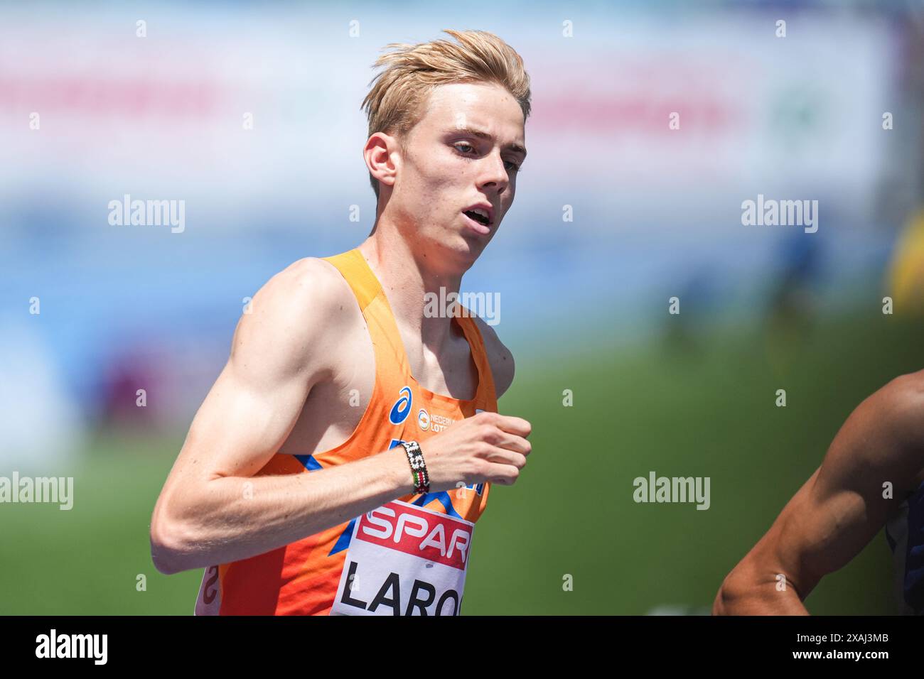 ROME, ITALY - JUNE 7: Niels Laros of Netherlands competes in the 800m ...