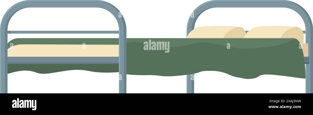 Simple bed with metal frame hi-res stock photography and images - Alamy