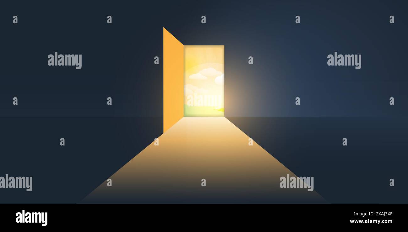 Let's Go Outside to See the Sky - Dark Room, Light Coming In Through an ...